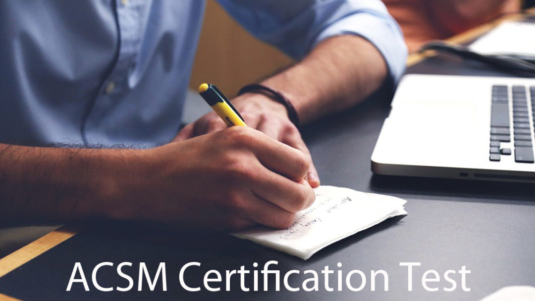 ACSM Program List - the Guide to ACSM Certifications