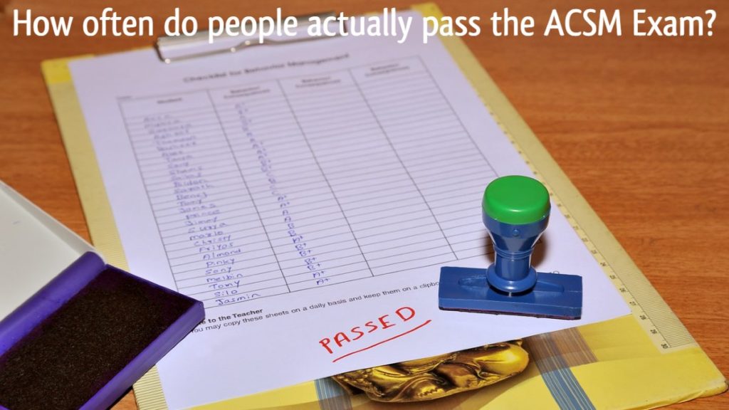 ACSM Exam Info - Pass Rate, Costs, and More