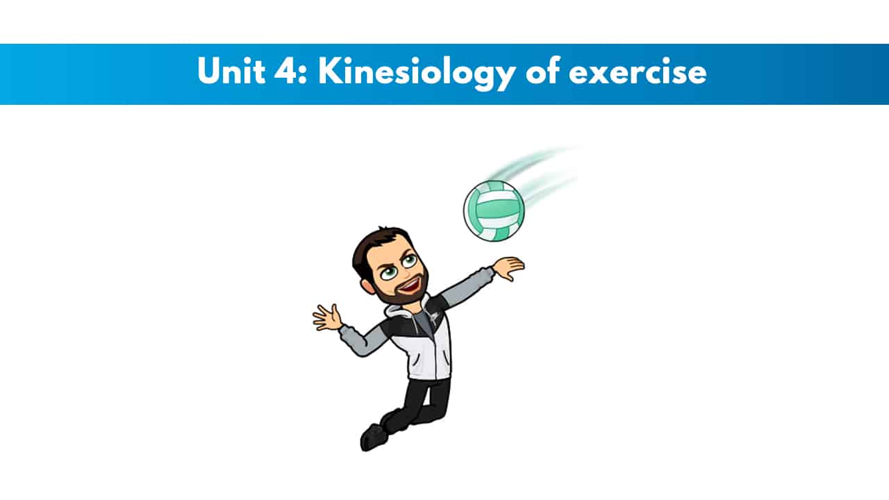 ISSA Unit 4 - Kinesiology of exercise