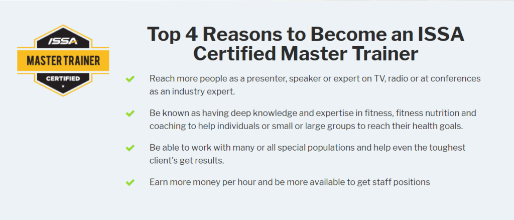 ISSA Elite and Master Trainer Review: Full Breakdown