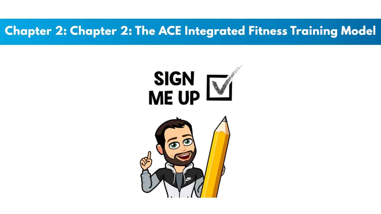 ACE 6th Edition Chapter 2: The ACE Integrated Fitness Training Model