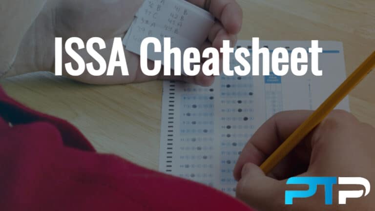 Free ISSA Cheat Sheet - Reduce Study Time Significantly
