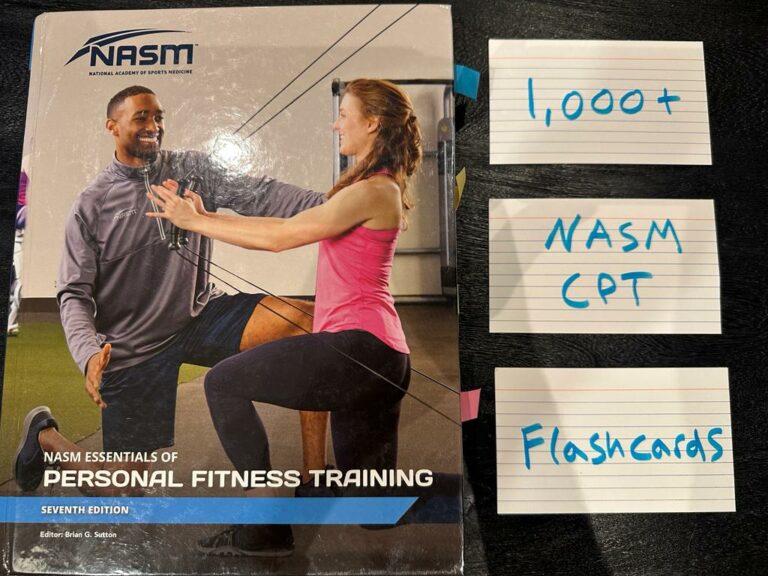 Free NASM CPT Flashcards - Over 1000 cards